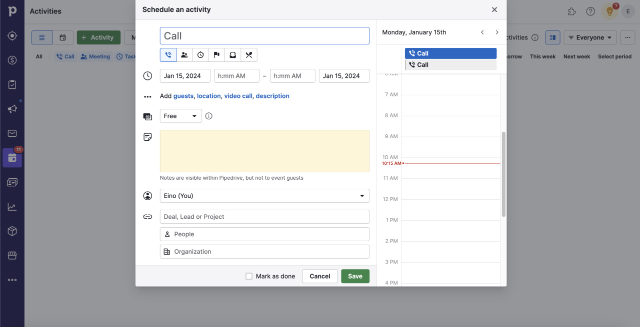 Pipedrive migration app